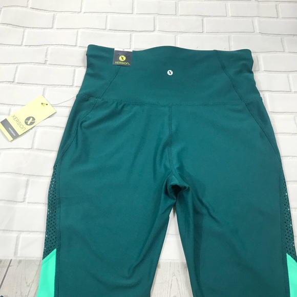 Xersion | Pants & Jumpsuits | Nwt Xersion Teal Fitted Workout Leggings | Poshmark